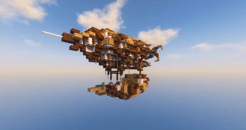 Small Minecraft Airship Minecraft Map