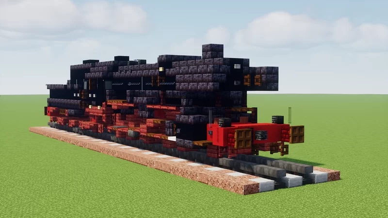DRB Class 52 Steam Locomotive Minecraft Map