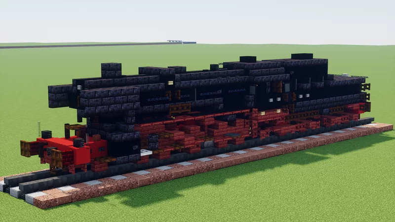 DRB Class 52 Steam Locomotive Minecraft Map