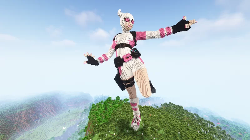 Minecraft Gwenpool Statue Minecraft Map