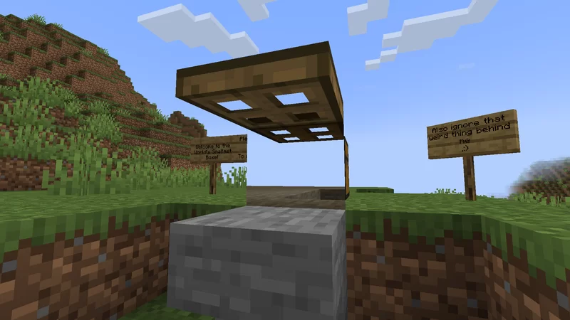 World's Smallest Base Minecraft Map