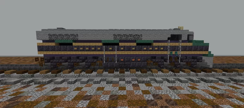 Baltimore and Ohio EMC EA 51 Diesel Train Minecraft Map