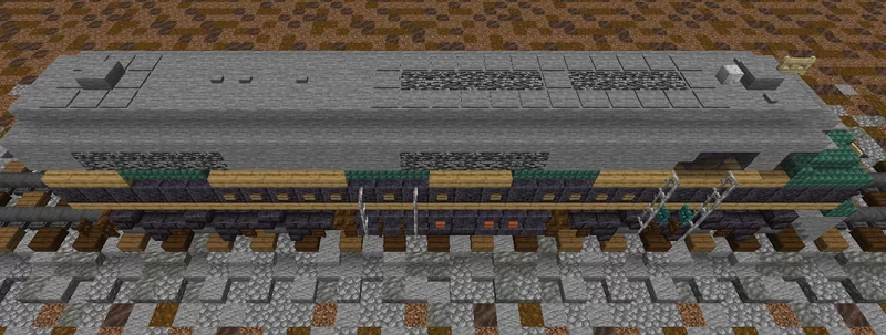 Baltimore and Ohio EMC EA 51 Diesel Train Minecraft Map