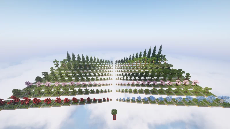 Custom Tree Pack | 300 trees DONE Minecraft Map