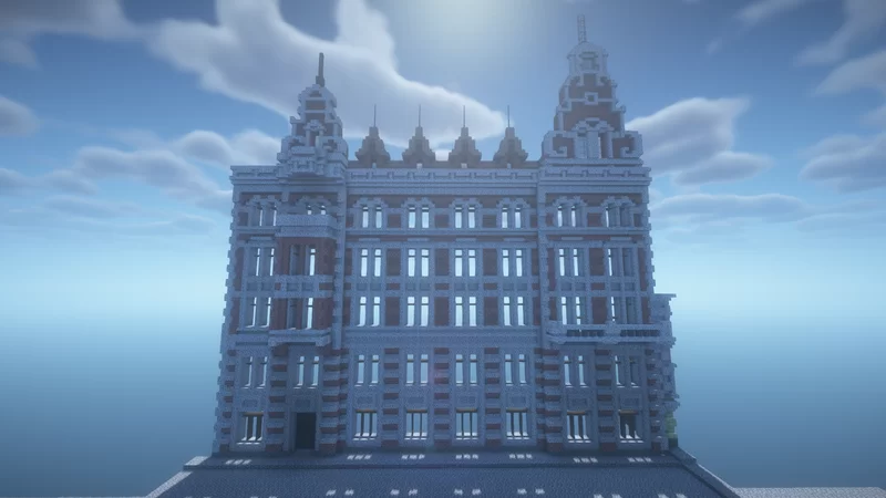 The building of the Hotel Andréa, Vyborg Minecraft Map