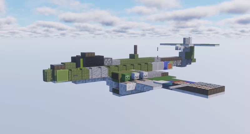 Gloster Meteor F Mk.3 Fighter (1.5:1 Scale) Minecraft Map