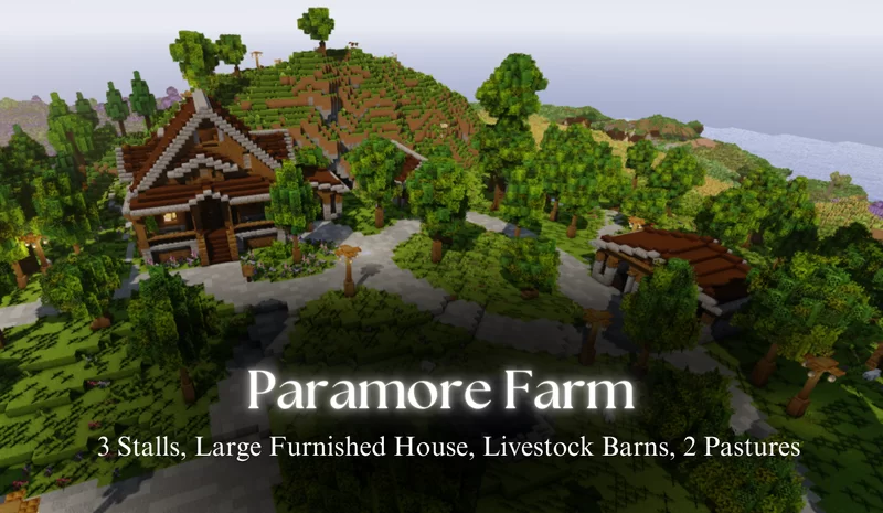 Paramore Farm --- 1.18 Modded Survival Equestrian Minecraft Map