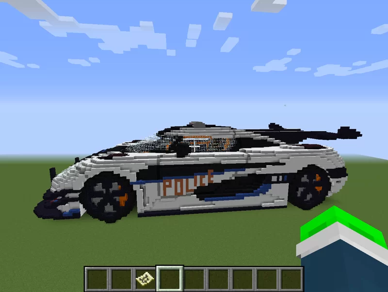Koenigsegg One SCPD Minecraft Map
