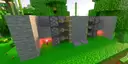 an AUTOMATED door (.mcstructure) Minecraft Map
