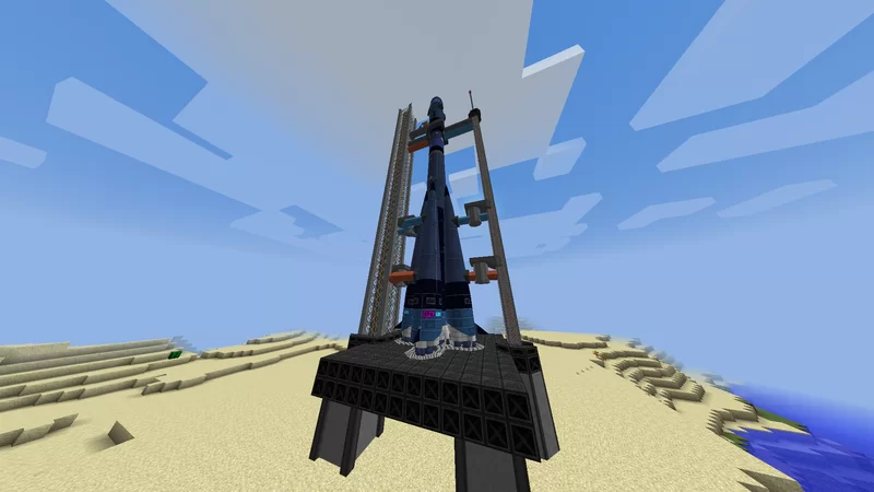 HBM's Nuclear Space Minecraft Map