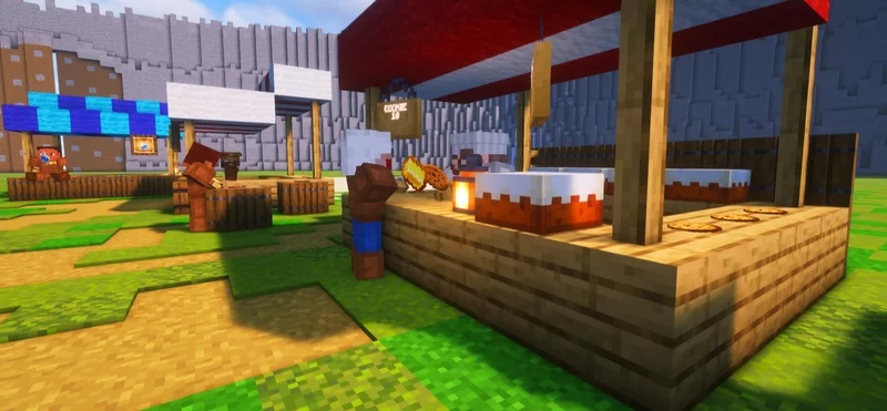 happy little vilage Minecraft Map