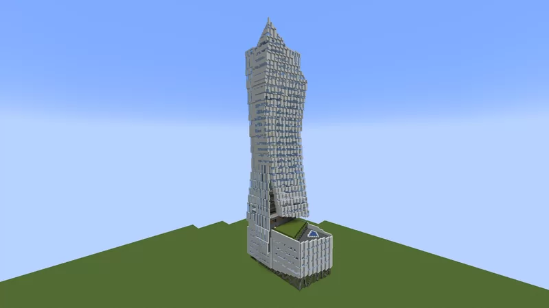 Zlota 44 Warsaw 1:1 Scale | Wieżowiec Złota 44 Warszawa Minecraft Map