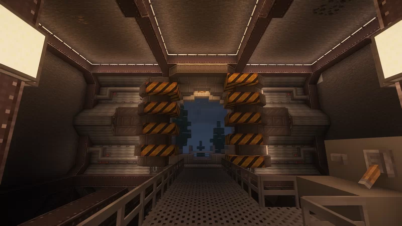 Underground Survival Bunker Minecraft Map