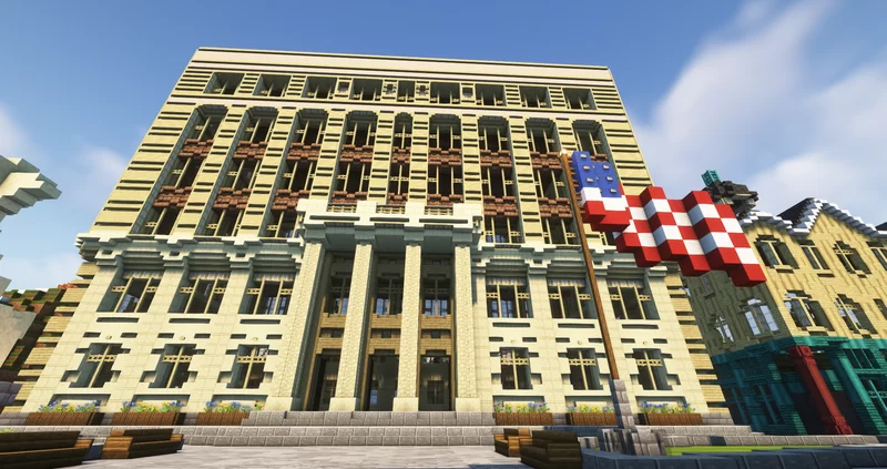 Alaska USA State Capitol Building Minecraft Map