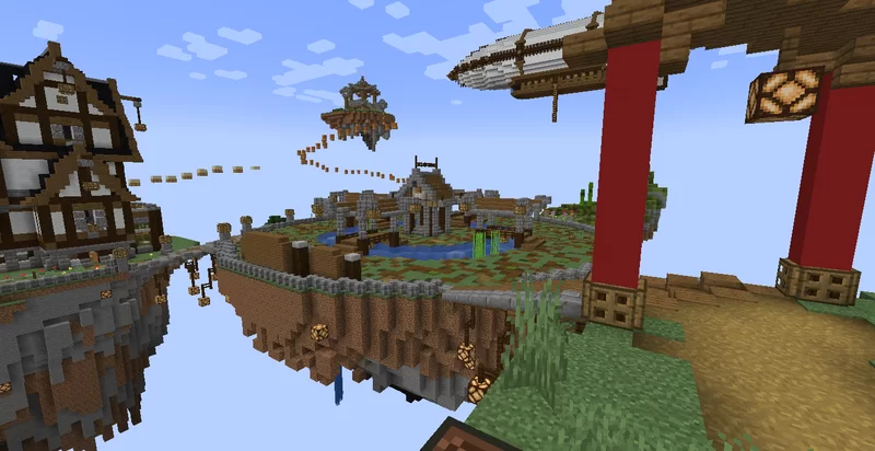 Floating Hub Minecraft Map