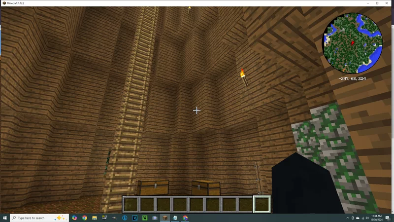 Tower House in Spruce Forest area for Java v 1.12.2 Minecraft Map