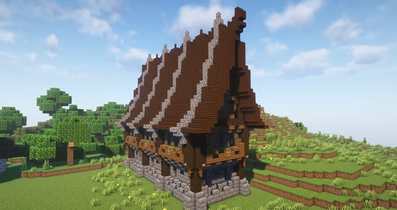 FREE Medium Medieval House Minecraft Map