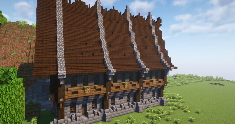 FREE Medium Medieval House Minecraft Map