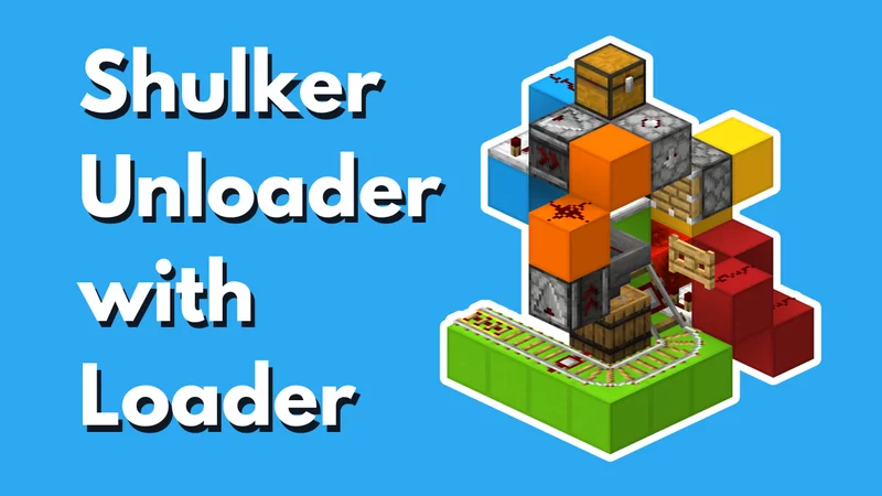 Fast, Simple Shulker Unloaders Minecraft Map