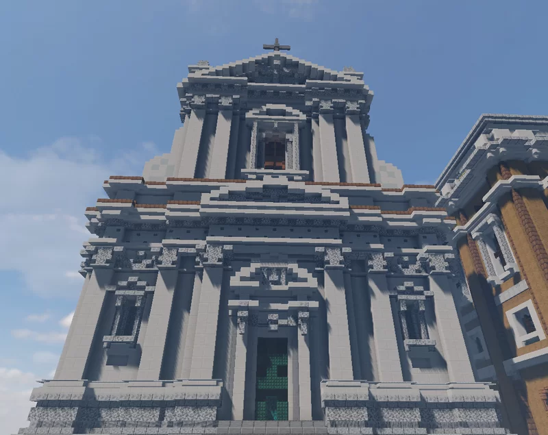 Барочный храм | Baroque church Minecraft Map