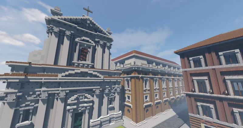 Барочный храм | Baroque church Minecraft Map