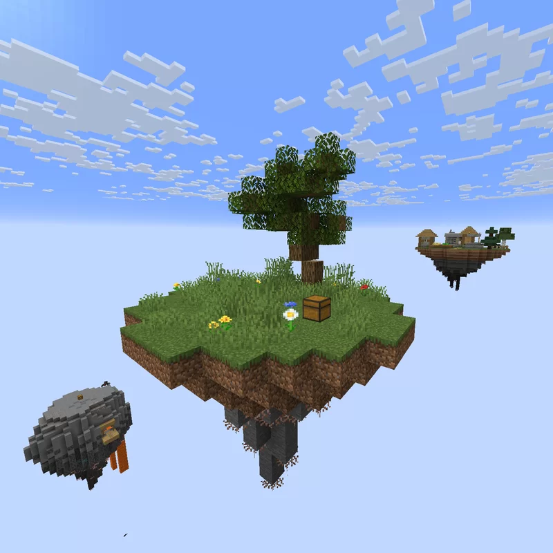 GIitch_ Skyblock Minecraft Map