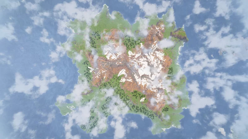 Alaska Terrain Minecraft Map