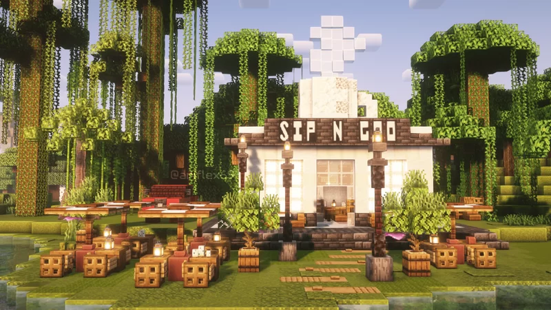 Coffe Shop - Sip N Goo Minecraft Map