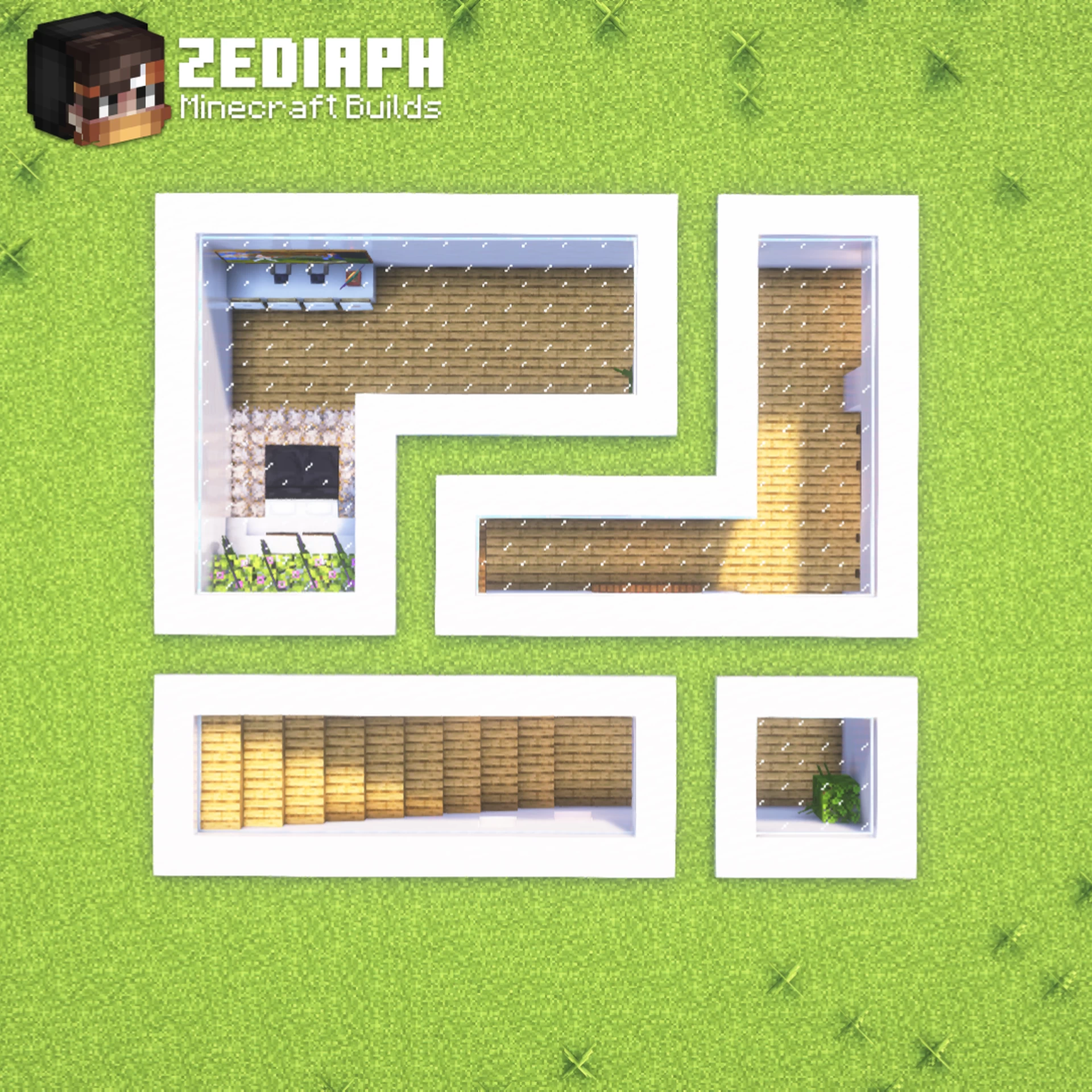 Minecraft Underground Base Image