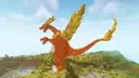 Minecraft Gigantamax Charizard (Pokemon) Statue Minecraft Map
