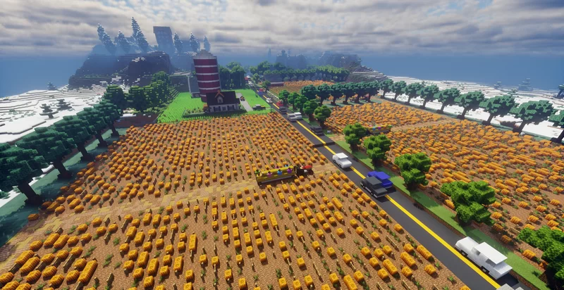 Minecraft Farm Town - Farmington Minecraft Map
