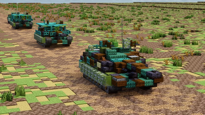 M1A1 SA Abrams Tank Minecraft Map