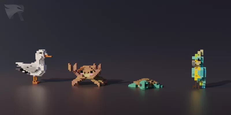 300+ Summer themed Assets Minecraft Map