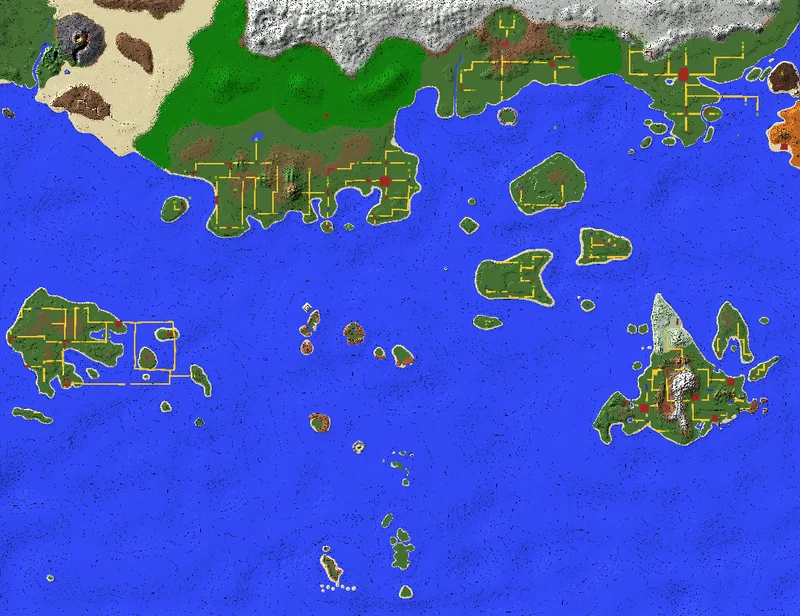 Pokearth Topography Minecraft Map