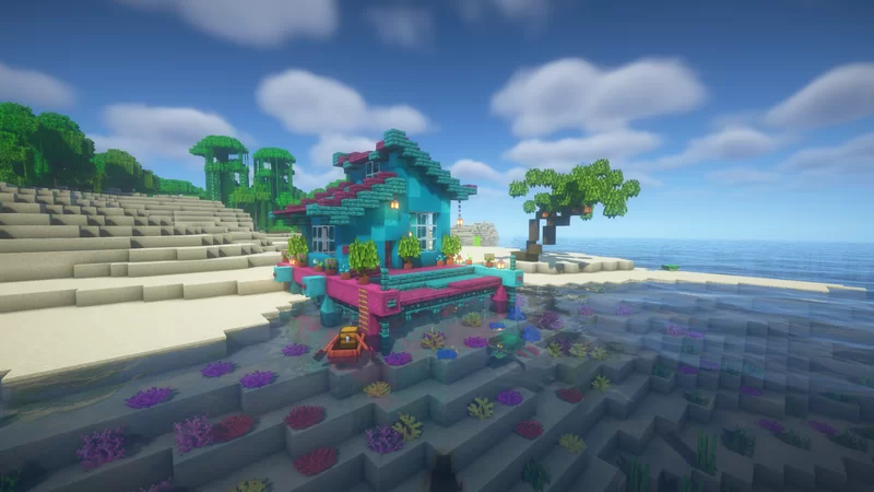 Beach House Minecraft Map