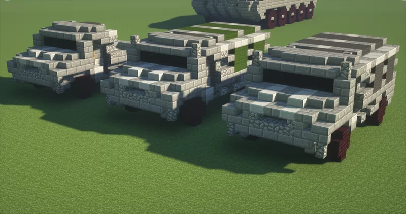 Military Light Truck(schematic) Minecraft Map