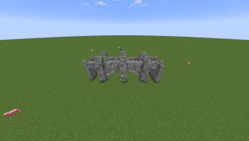 Ruined bridge (Litematic) Minecraft Map