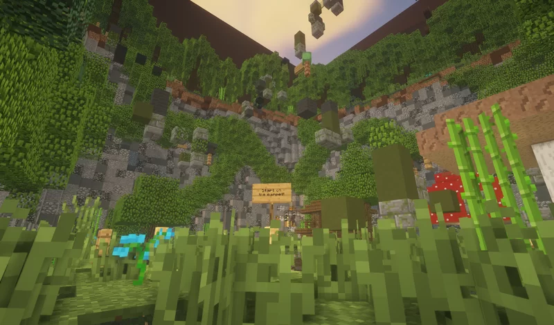 Swamp Parkour [Easy] - Parkour Masters Minecraft Map