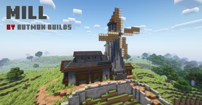 Mill | BUTMON BUILDS Minecraft Map