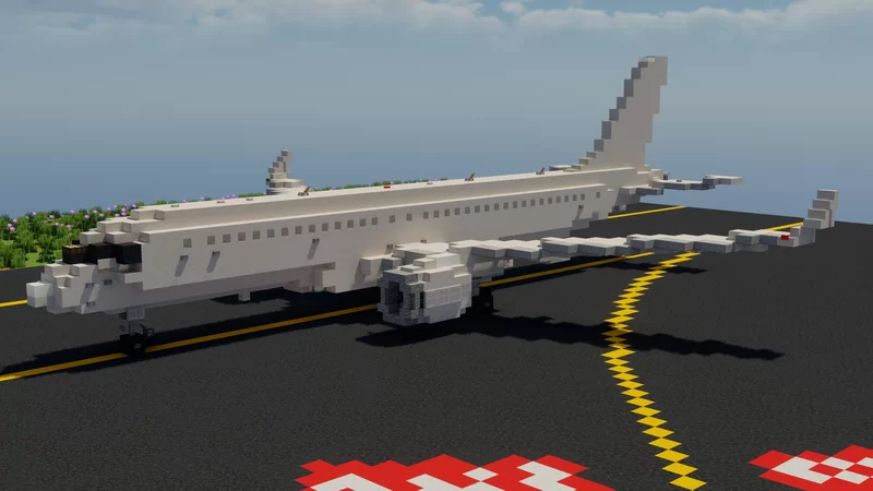 Airbus A220-300 | 1.5:1 Scale [Updated] + Download Minecraft Map