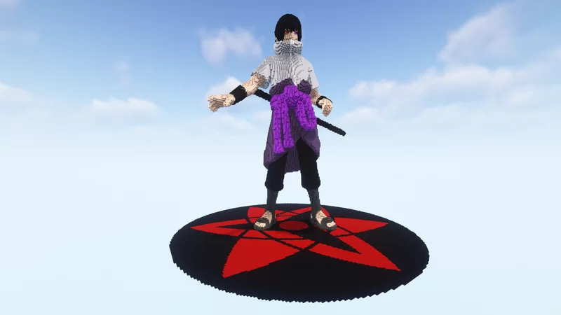 Minecraft Sasuke Uchiha Teen Statue Minecraft Map