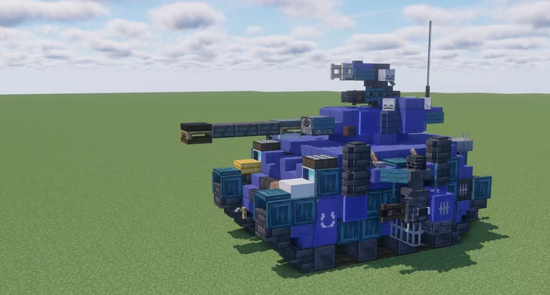Warhammer 40K Predator Destructor Battle Tank (1.5:1 Scale) Minecraft Map