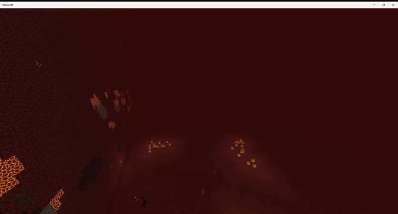 Flat nether Minecraft Map