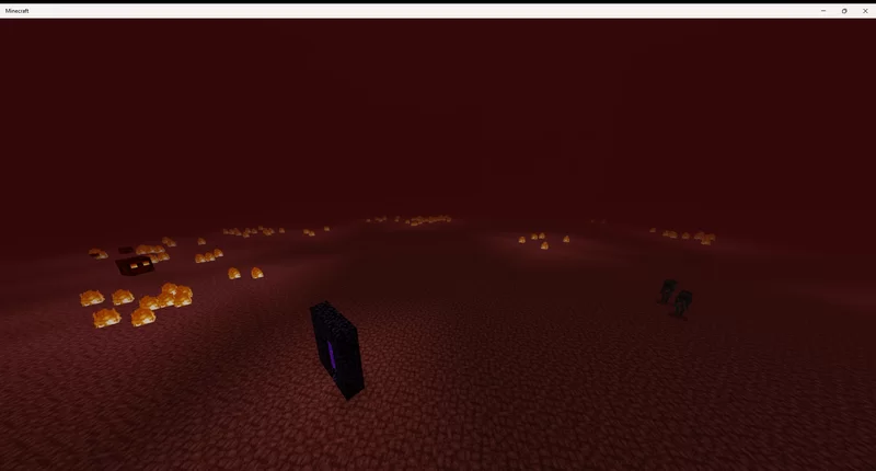 Flat nether Minecraft Map