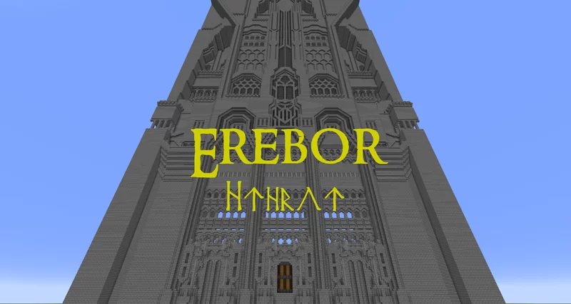 FRONT GATE TO EREBOR (no mountain) Minecraft Map