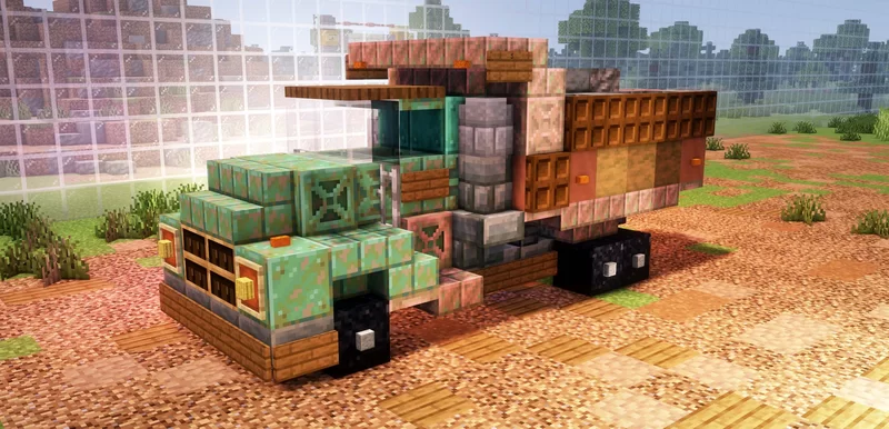 Vintage International Dump Truck Minecraft Map