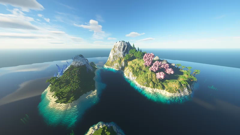 Three Islands Minecraft Map Minecraft Map