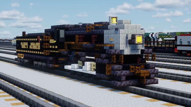 Western Maryland #734 Steam Locomotive Minecraft Map