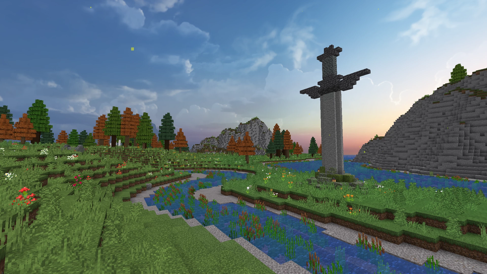 Minecraft Land Custom Wallpaper