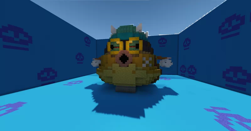 Hank from Brawl Stars Minecraft Map